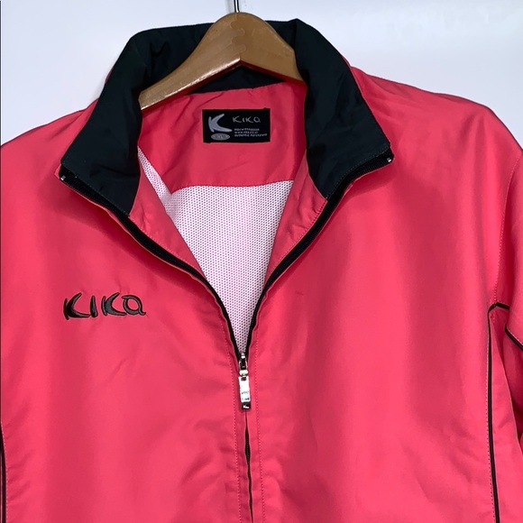 Kiko | Jackets & Coats | Kiko Pink Grey Hooded Windbreaker Jacket | Poshmark